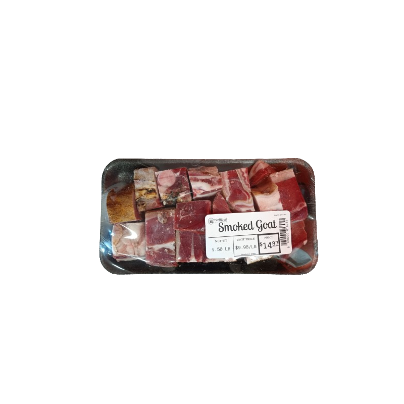 Smoked Goat w/ Skin - 1.0 LB