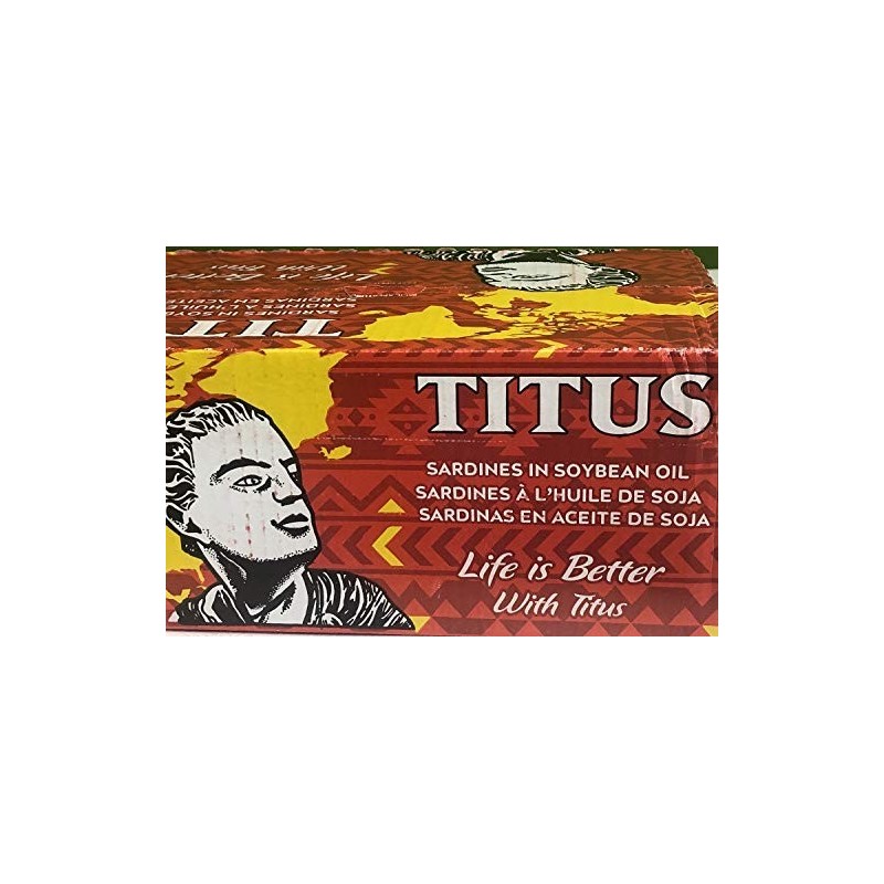 Halal Titus Sardines (50 x 125g) Case